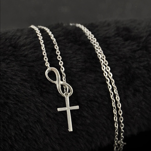Jewelry | Infinity Cross Pendant Necklace | Poshmark
