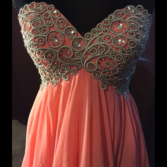 Dresses | Coral Cocktail Dress | Poshmark