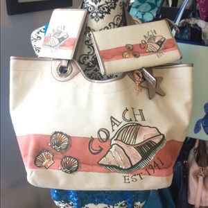 Coach Bags | Rare Trifold With Checkbook Wallet | Poshmark