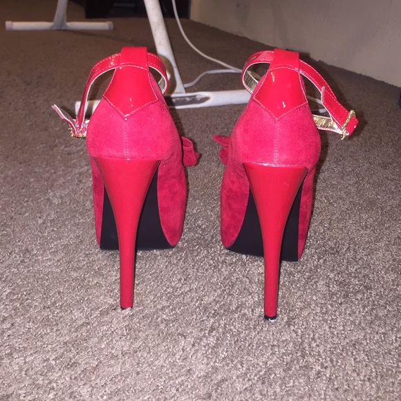 Bakers | Shoes | Red Bakers Platform Heels | Poshmark