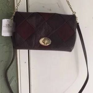 Coach | Bags | Nwt Coach Mini Ruby Patchwork Crossbody Purse Red | Poshmark