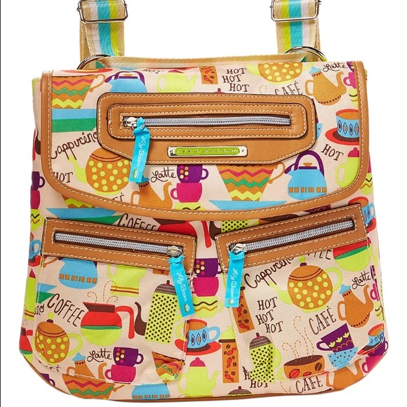 Lily Bloom | Bags | Lily Bloom Mindy Backpack Purse Coffee Break Nwt ...
