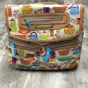 Lily Bloom | Bags | Lily Bloom Mindy Backpack Purse Coffee Break Nwt ...