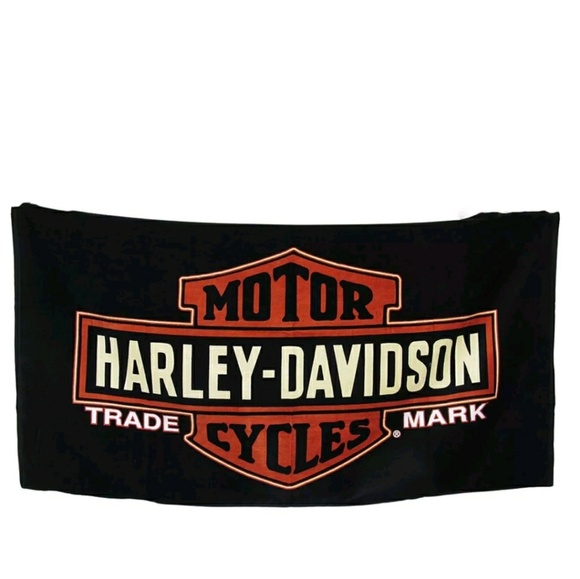 Harley-Davidson | Bath | Harley Davidson Logo Beach Towel | Poshmark