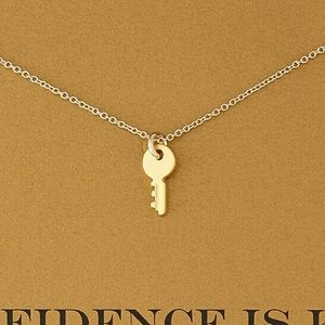 Jewelry | Gold Key Necklace | Poshmark