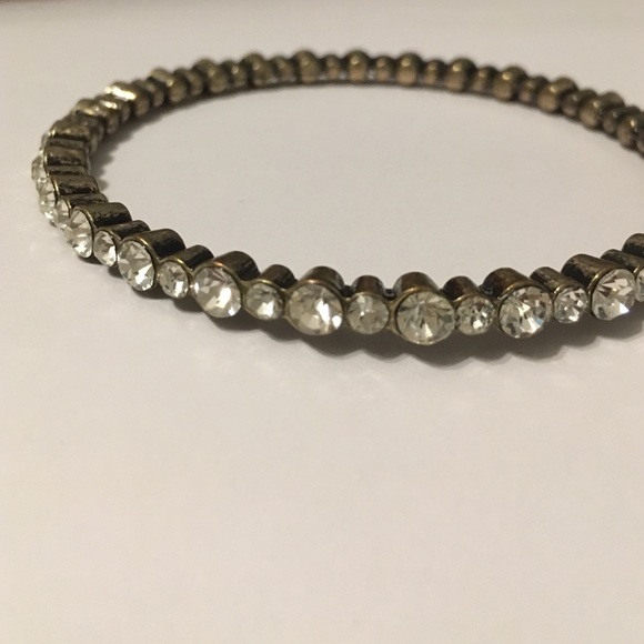 Jewelry | Two Crystal Bangles Costume Jewelry | Poshmark