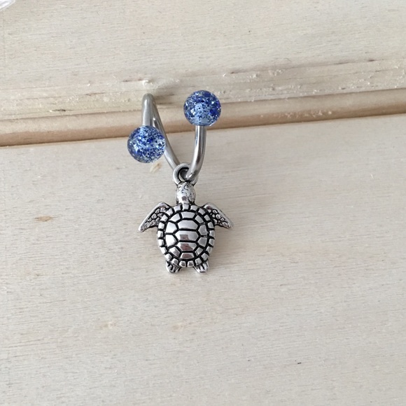 Jewelry | Spiral Turtle Belly Button Ring | Poshmark
