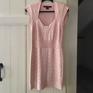 French Connection | Dresses | Blush Pink Bandage Dress | Poshmark