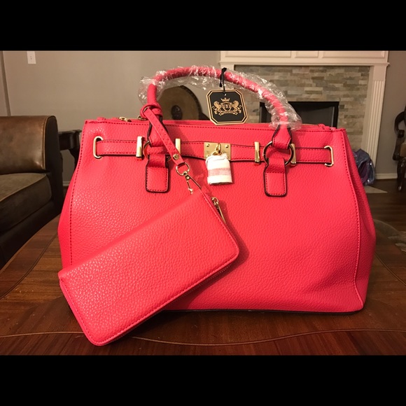 Bags | High Quality Pink Purse With Matching Wallet | Poshmark