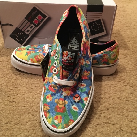 Vans | Shoes | Authentic Super Mario Bros Nintendo Vans | Poshmark
