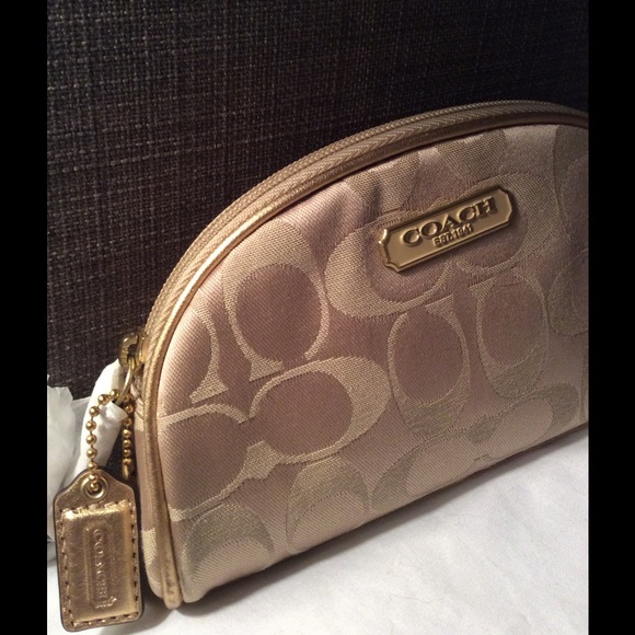 Coach | Bags | Authentic Coach Logo Makeup Pouch | Poshmark