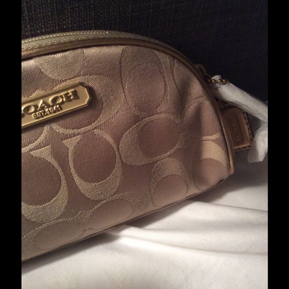 Coach | Bags | Authentic Coach Logo Makeup Pouch | Poshmark