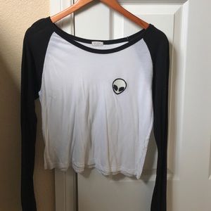 brandy melville alien top on Poshmark