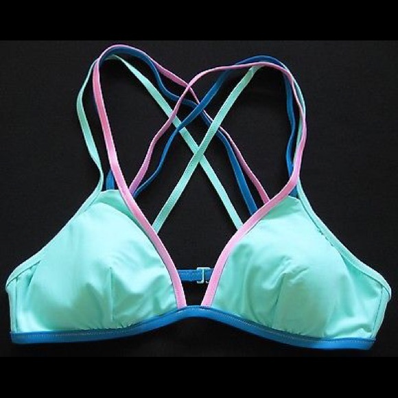 Victoria's Secret | Swim | Victorias Secret Strappy Back Swim Top ...
