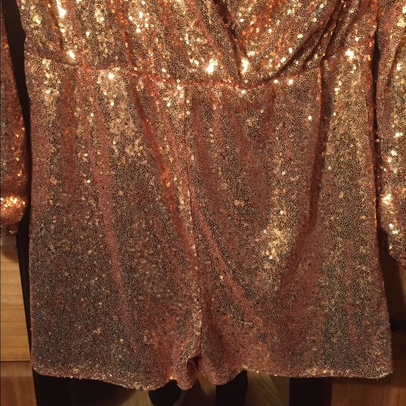 Pants & Jumpsuits | Gorgeous Gold Romper Bnwt | Poshmark