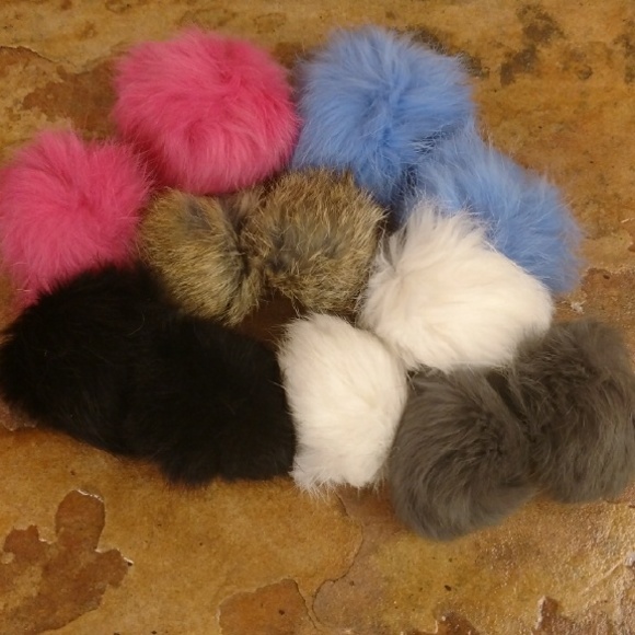 Jewelry | Fur Pom Pom Pins | Poshmark