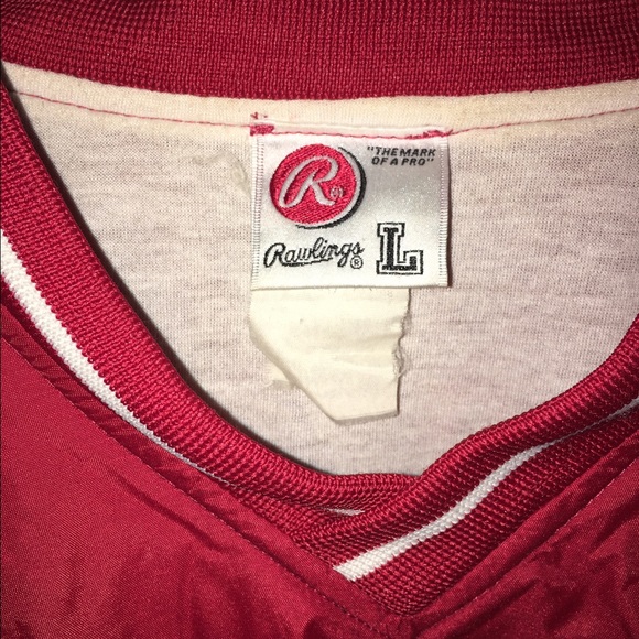 Vintage | Jackets & Coats | Vintage Rawlings Baseball Pullover Jacket ...