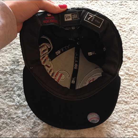 New Era | Accessories | Navy Blue Wool Boston Red Sox Fitted Cap | Poshmark