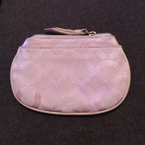 Coach | Accessories | Coach Pink Card Holder | Poshmark