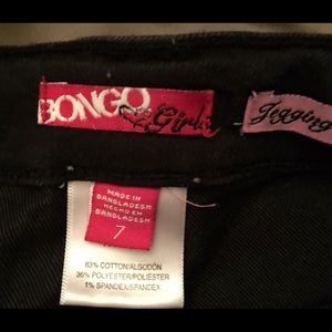 BONGO | Bottoms | Lil Girls Sz 7 Bongo Black Stretchy Jeans Nwot | Poshmark