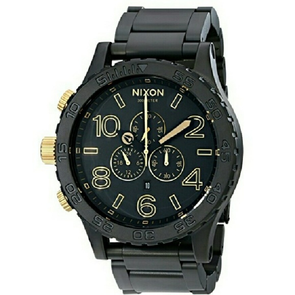 Nixon | Accessories | Nwt Nixon Chronograph Matte Black Watch | Poshmark