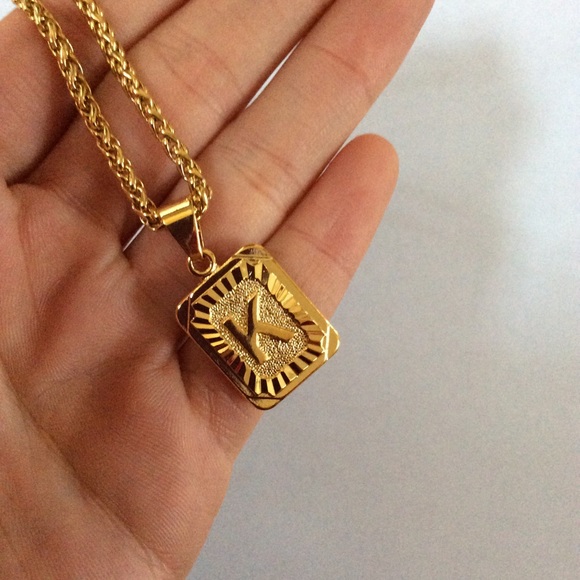 Jewelry | New 18k Gold Letter K Necklace | Poshmark