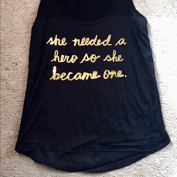 She Needed A Hero So She Became One Tank Tops - Gem