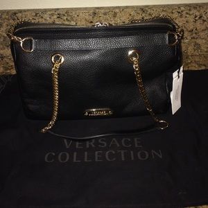 Versace | Bags | Stunning Versace Collection Handbag Nwt | Poshmark