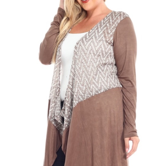 Bellino Clothing | Sweaters | Last One Pluszigzag Open Duster | Poshmark