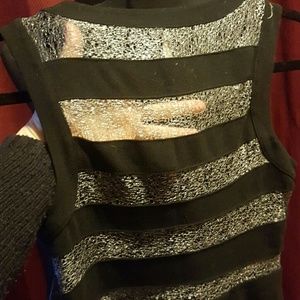 BCBGeneration | Dresses | Bcbgeneration Silver Mesh Party Dress | Poshmark