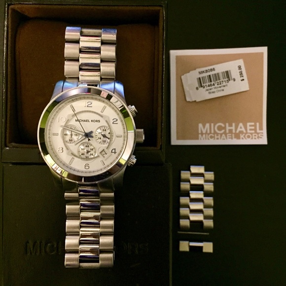 Michael Kors | Accessories | Silver Michael Kors Watch Mk886 | Poshmark