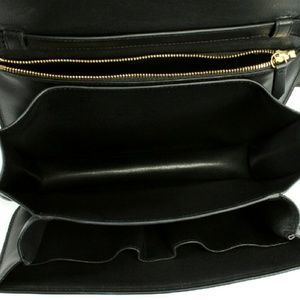 Celine | Bags | Celine Box Classic Shoulder Bag Black Calfskin | Poshmark
