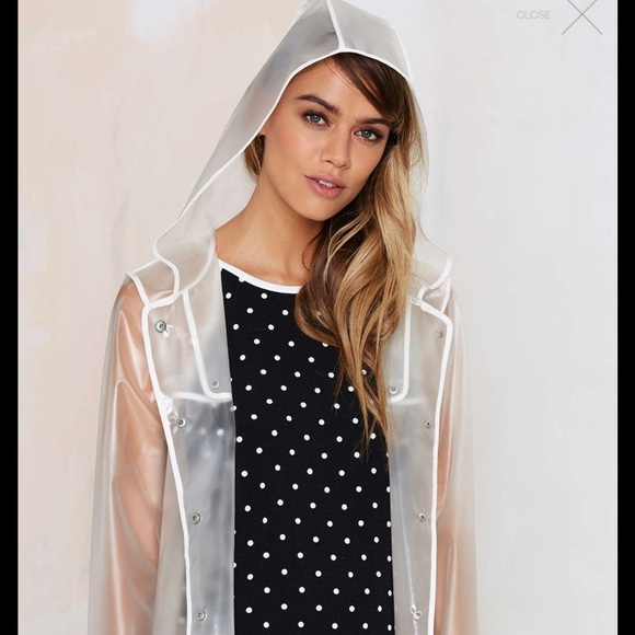 Nasty Gal | Jackets & Coats | 999 All Clear Plastic Rain Coat | Poshmark
