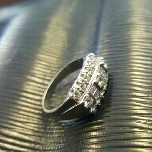 Jewelry | Granat Bros Platinum Art Deco Diamond Ring | Poshmark