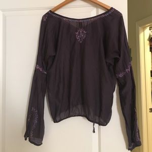 Lucky Brand | Tops | Plum Color Lucky Brand Shirt | Poshmark