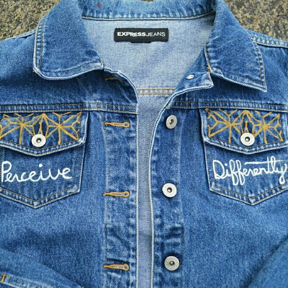 Vintage | Jackets & Coats | Hand Painted Denim Jacket | Poshmark