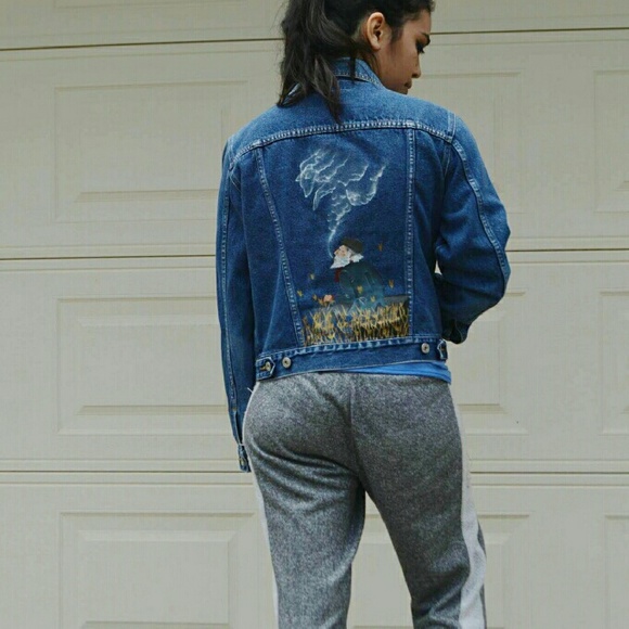 Vintage | Jackets & Coats | Hand Painted Denim Jacket | Poshmark