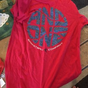 And1 | Shirts & Tops | And Red Shirt | Poshmark