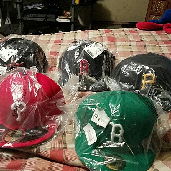 Nike | Accessories | New Era 59fifty Fitted Hats Nva Worn Sz 7 | Poshmark
