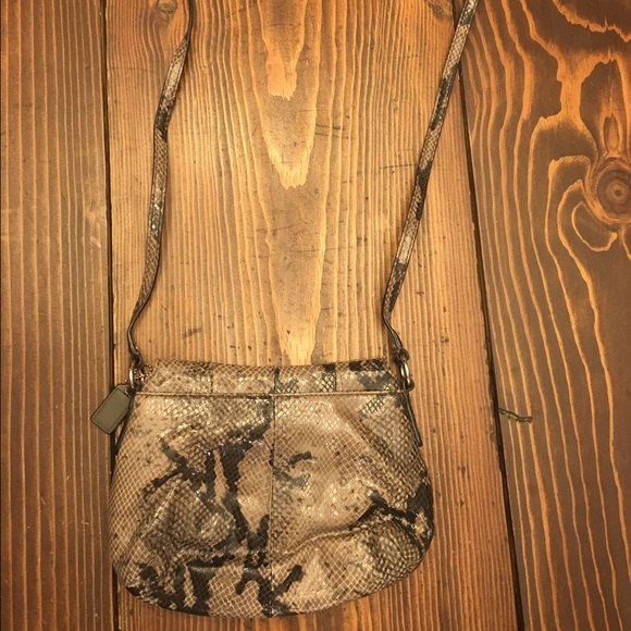 Coach | Bags | Coach Embossed Python Handbag | Poshmark