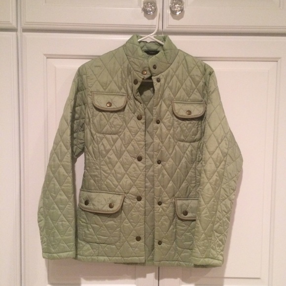 Barbour | Jackets & Coats | Light Green Barbour Quilted Jacket | Poshmark