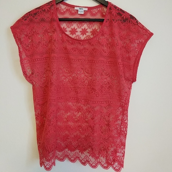 Bar III | Tops | Bar Iii Lace Top | Poshmark