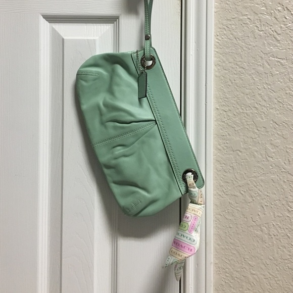 Coach | Bags | Coach Mint Clutch Purse | Poshmark