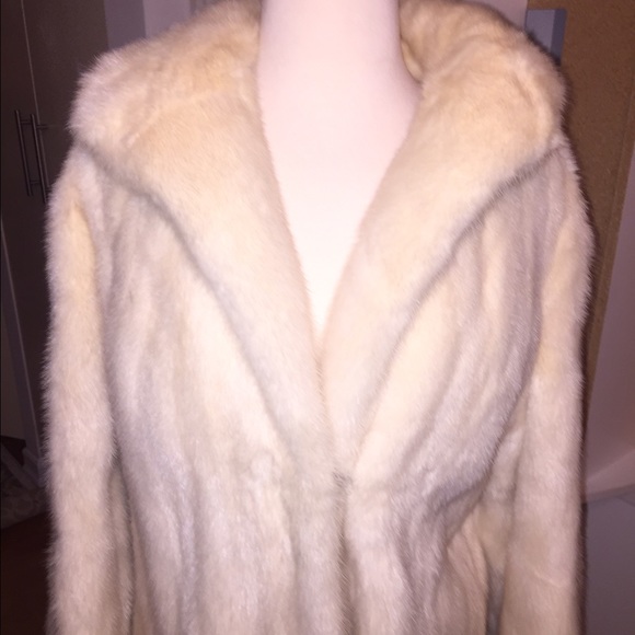 Jackets & Coats | Long White Mink Coat | Poshmark