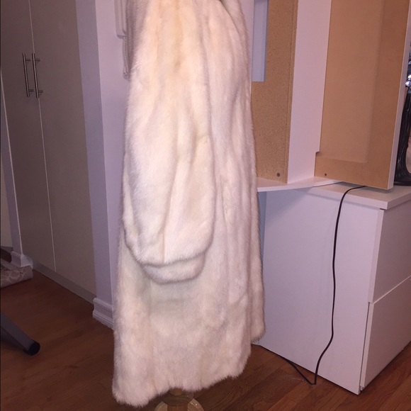 Jackets & Coats | Long White Mink Coat | Poshmark