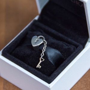 Pandora - Pandora Sterling silver heart lock and key charm from Julia's ...