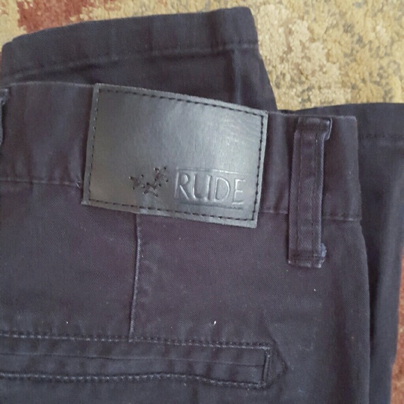 RUDE | Jeans | Rude Brand Black Skinny Jeans Custom Shredded | Poshmark