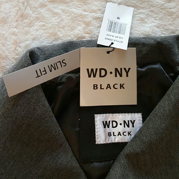 WD.NY | Jackets & Coats | New Mens Wdny Black Jacket | Poshmark