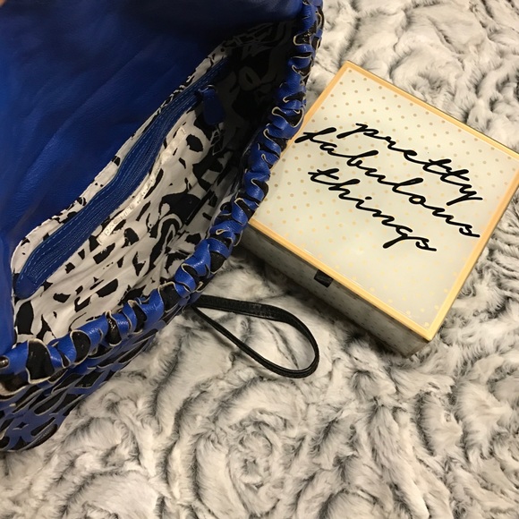 RACHEL Rachel Roy | Bags | Blue And Black Rachel Roy Clutchcrossbody ...