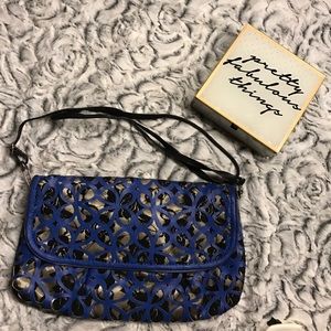 RACHEL Rachel Roy | Bags | Blue And Black Rachel Roy Clutchcrossbody ...